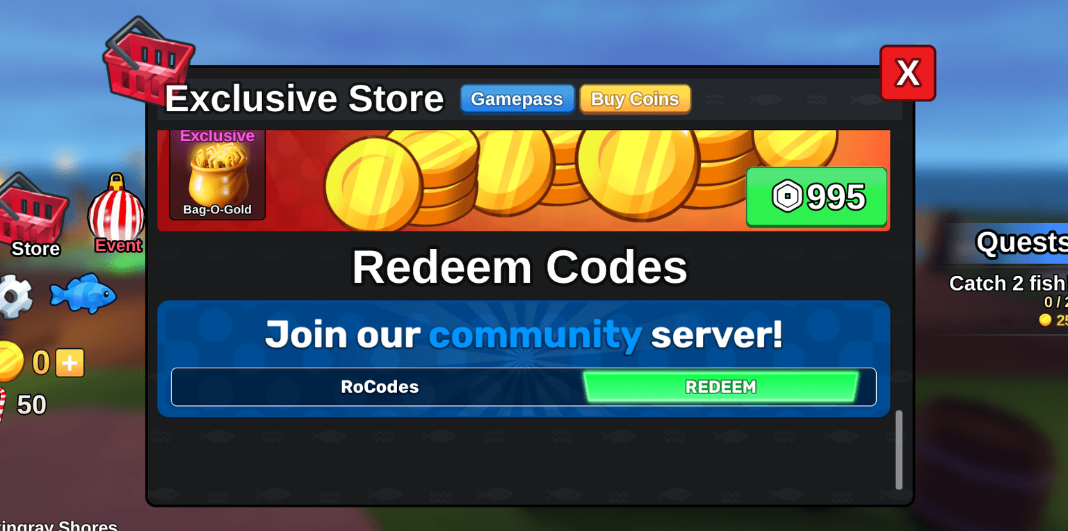 Roblox Fish It Codes (October 2025) - RoCodes